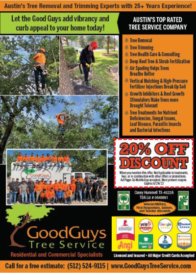 Our Offers - Good Guys Tree Service - Tree Trimming Austin TX