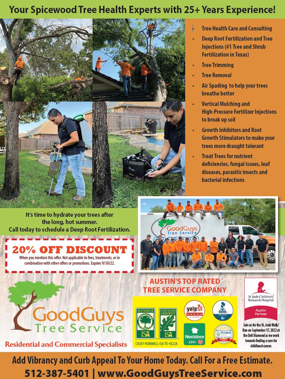 Our Offers - Good Guys Tree Service - Tree Trimming Austin TX
